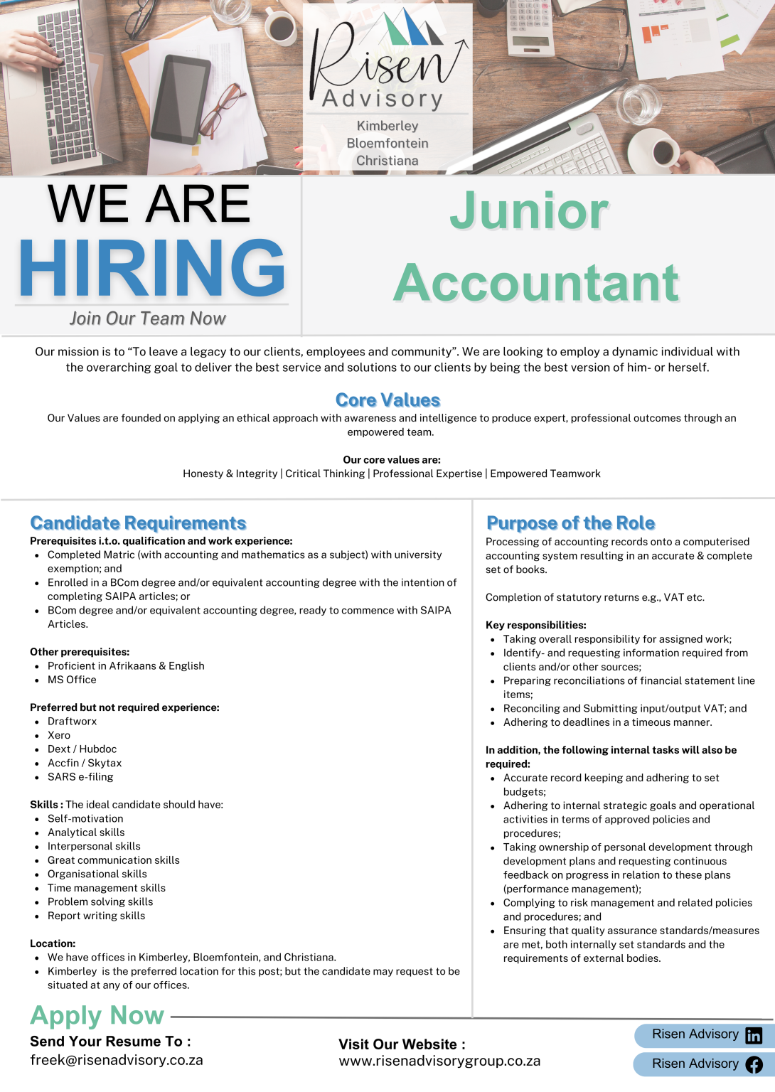 Careers – Risen Advisory