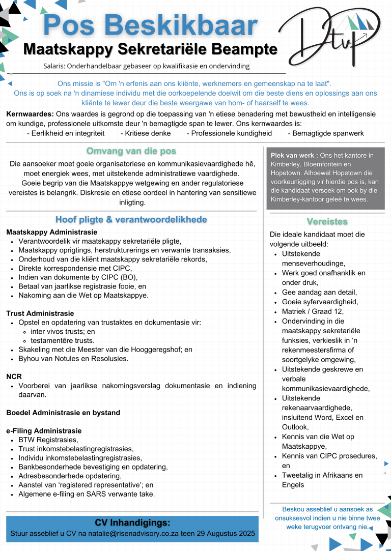 Careers – Risen Advisory